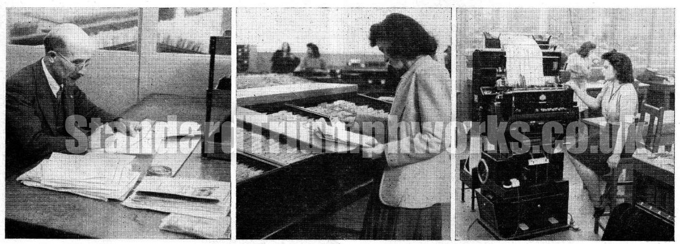 STANDARD SERVICE DIVISION, 1947 Part 2 – Standard Triumph Works Directory